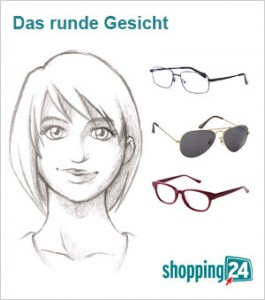 Die ideale Brille für Personen mit rundem Gesicht