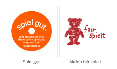 Gütesiegel für Spielzeugqualität