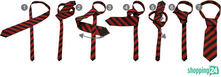Anleitung zum Binden des Halber-Windsor Krawattenknoten