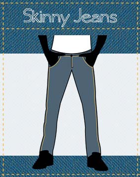 Skinny Jeans Herrenjeans