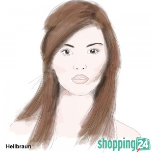 Illustration von Frau mit Hellbraunem Haar